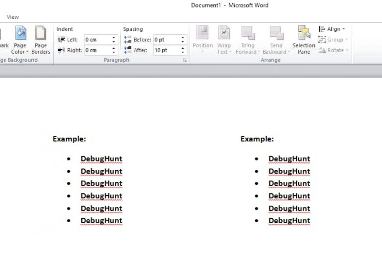How To Make Bullet Points In Word Side By Side Full Tutorial DebugHunt